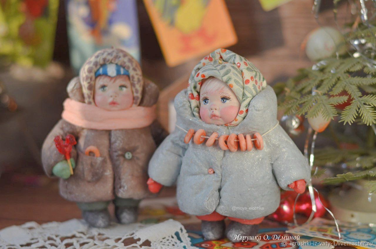 Игрушки из ваты. Новый год 2025. ретроигрушки в интернет-магазине Ярмарка Мастеров по цене 4800 ...