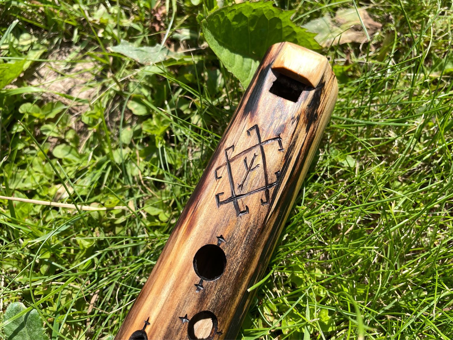 Лесная флейта из ивы в тональности G# 432 Hz в интернет-магазине на ...