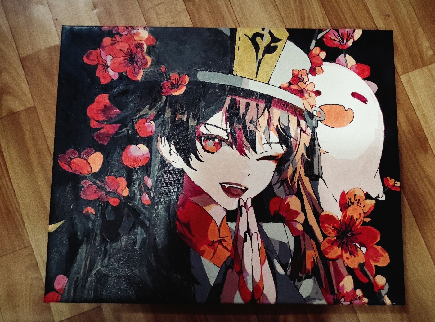 Картина готовая по номерам геншин Ху Тао в интернет-магазине Ярмарка ...