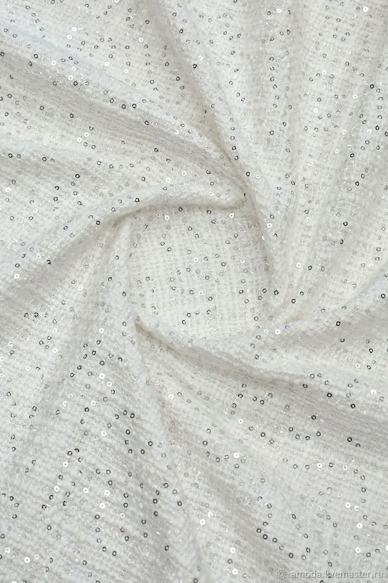 Шанель белая с пайетками в стиле Chanel (11495) в интернет-магазине на ...