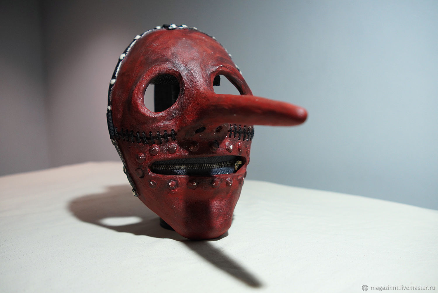 Маска Криса Фена Слипкнот Красная Коллекционная (Chris Fehn mask) Slip ...