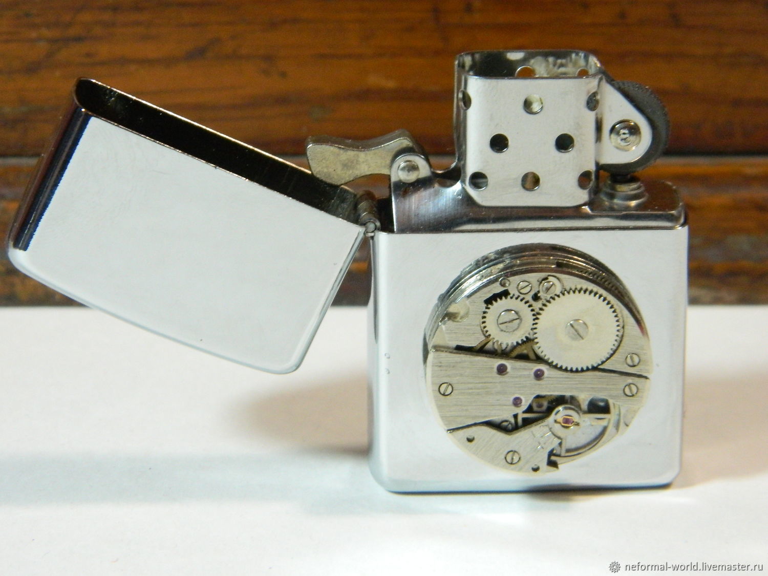 Зажигалка Lighters бензиновая классическая "Clockwork" купить в ...