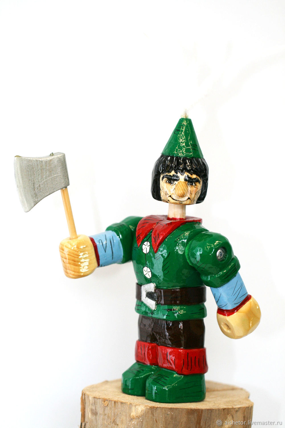 Wooden toy Urfin Jus 21cm SQ7Z0COM Model Moscow