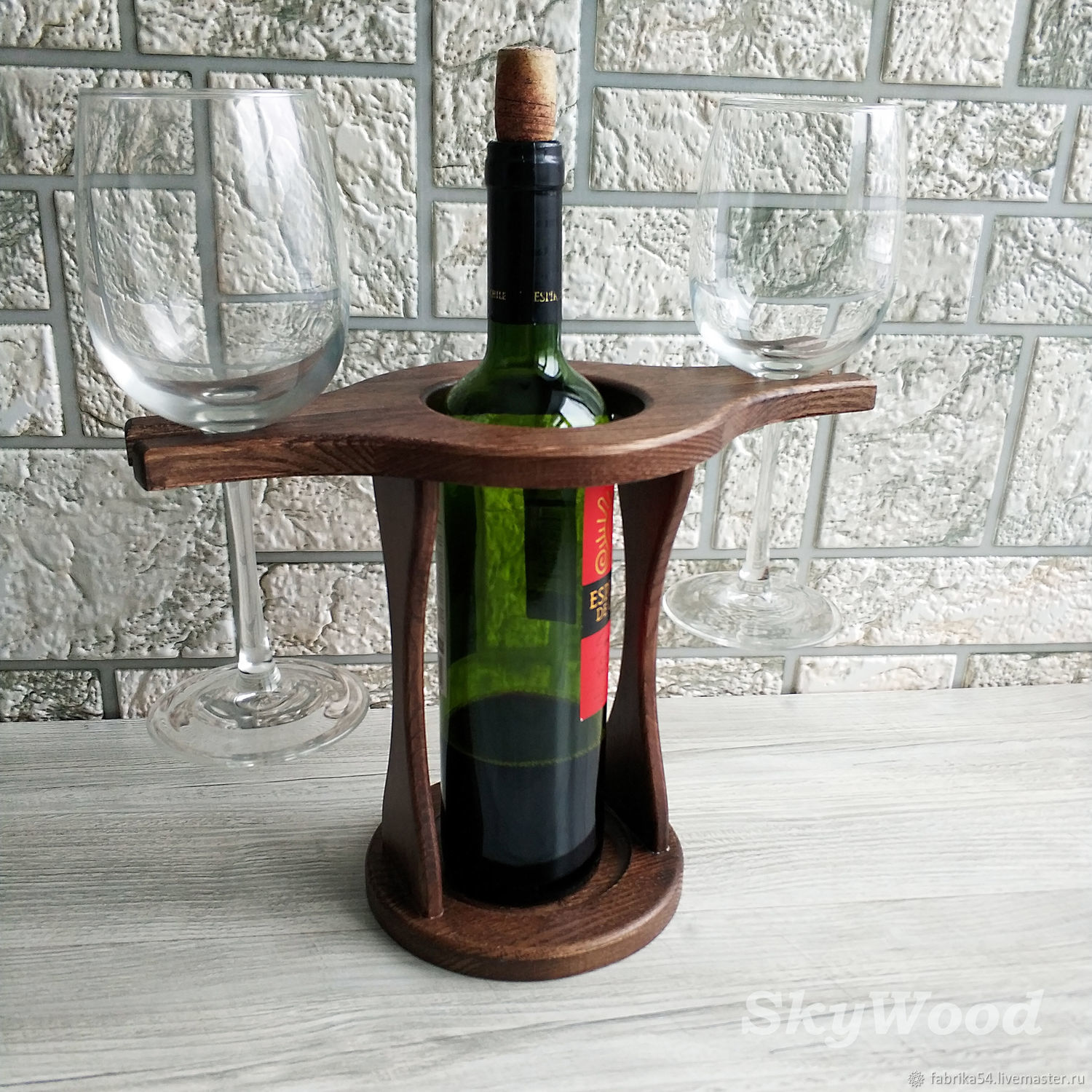 Подставка для вина и двух бокалов "Diant" купить в интернет-магазине ...