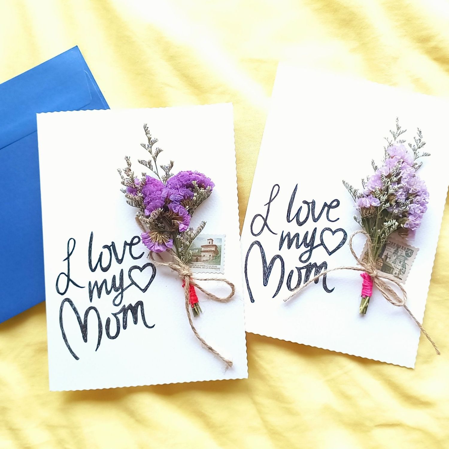 'I Love My Mom' Flower Card - A5 Size в интернет-магазине на Ярмарке ...