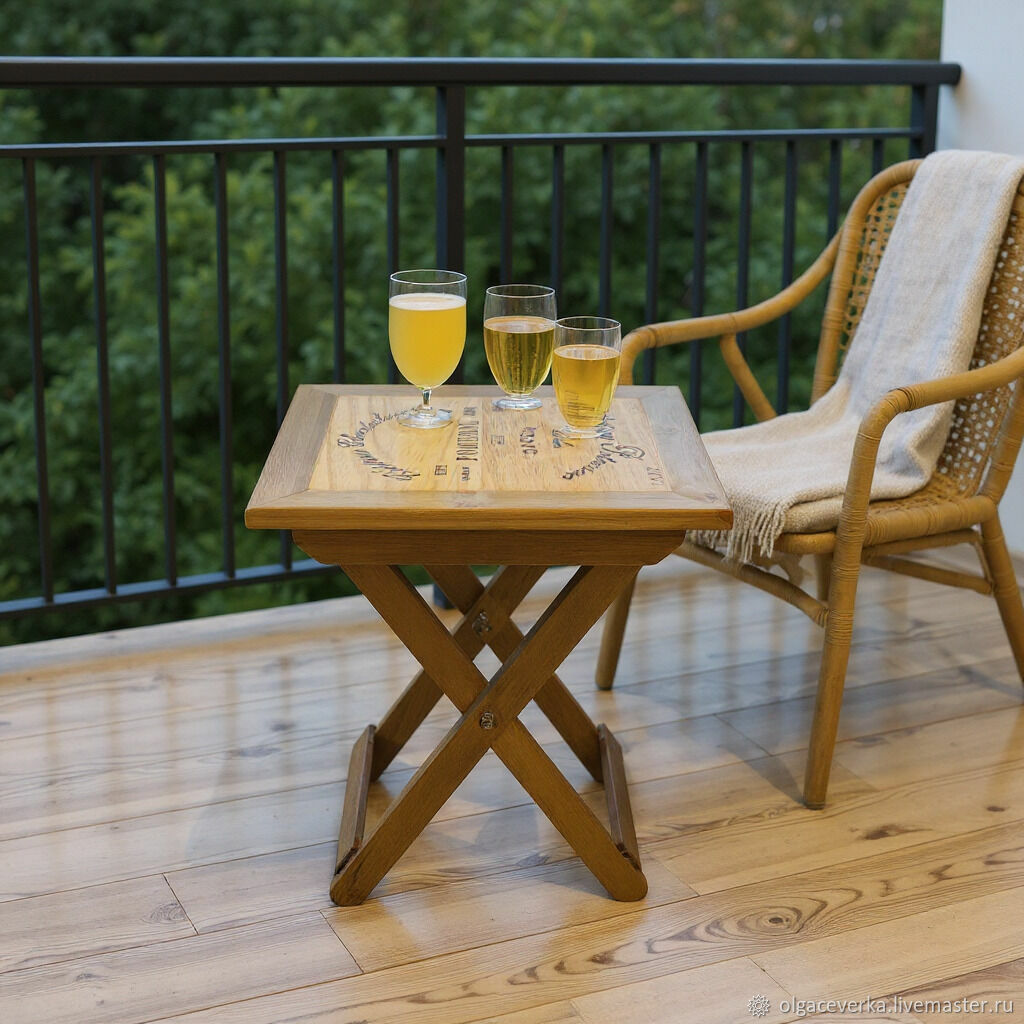 Складной столик в интернет-магазине Ярмарка Мастеров по цене 9000 ...