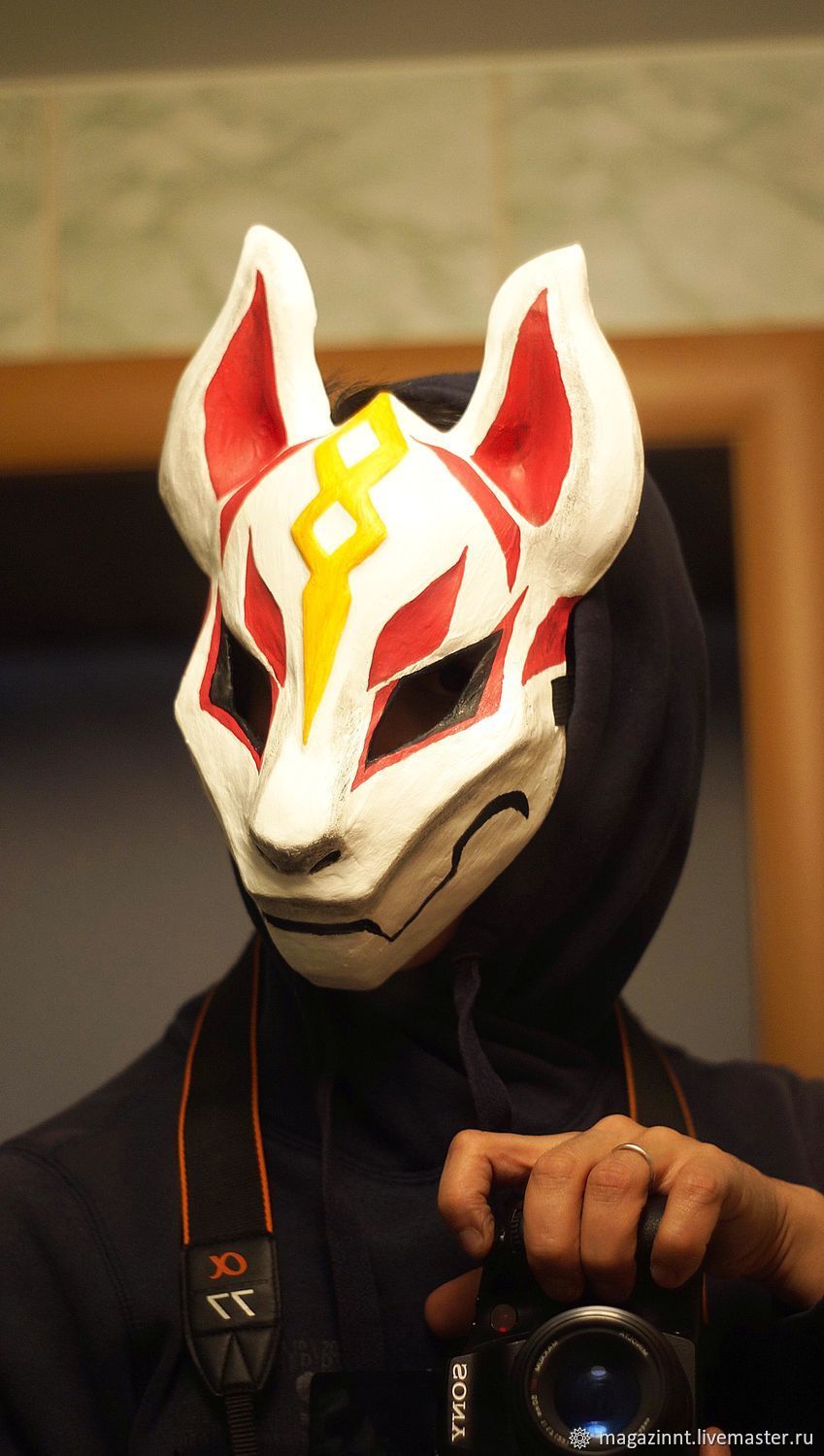 Маска Дрифт Фортнайт Fortnite (Drift Fortnite Kitsune Custom mask) в ...