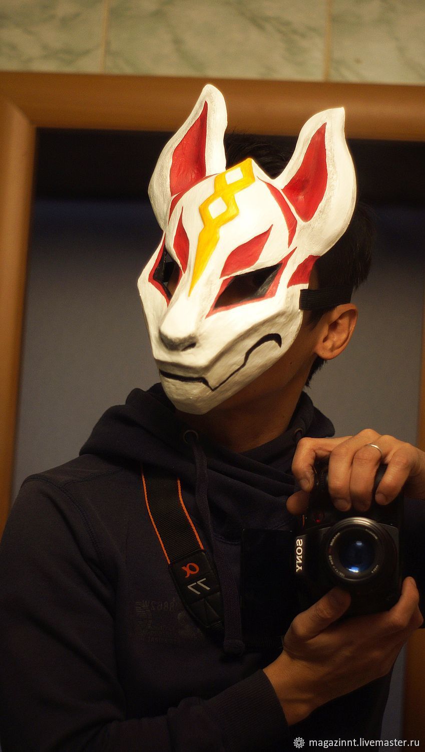 Маска Дрифт Фортнайт Fortnite (Drift Fortnite Kitsune Custom mask) в ...