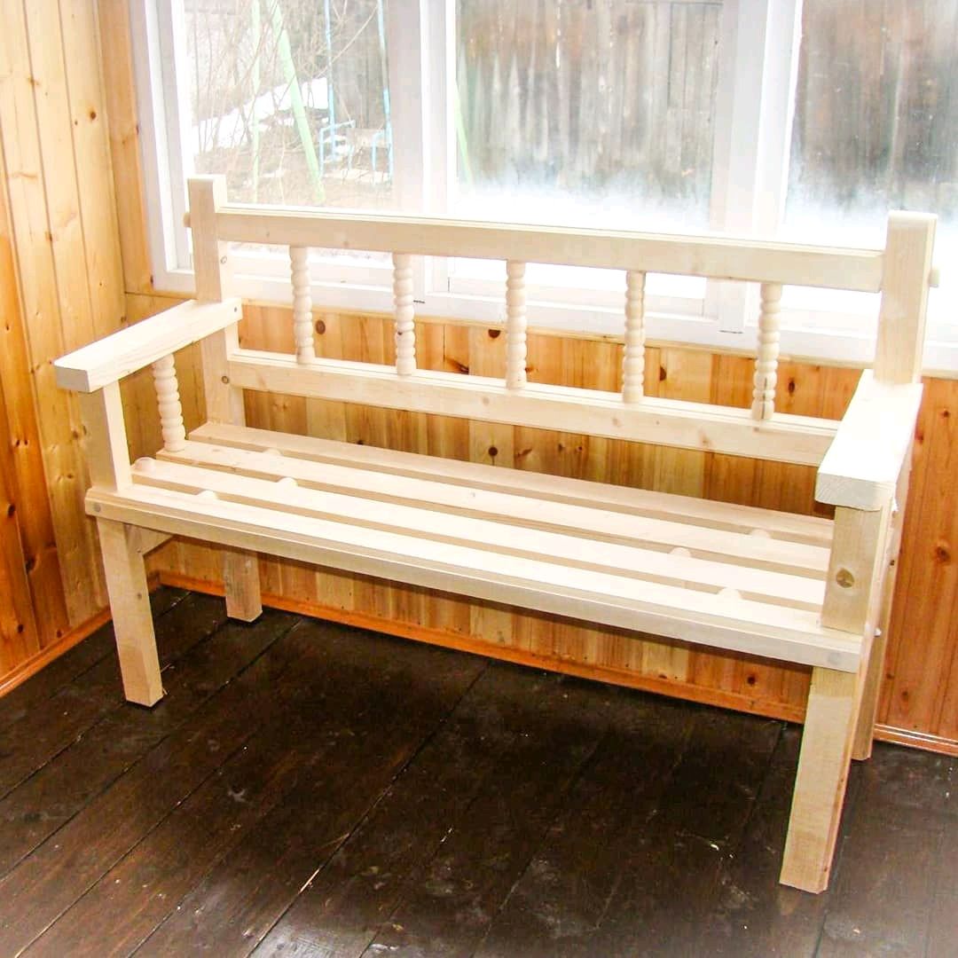 Скамейка для сада (бани, веранды) в интернет-магазине Ярмарка Мастеров ...