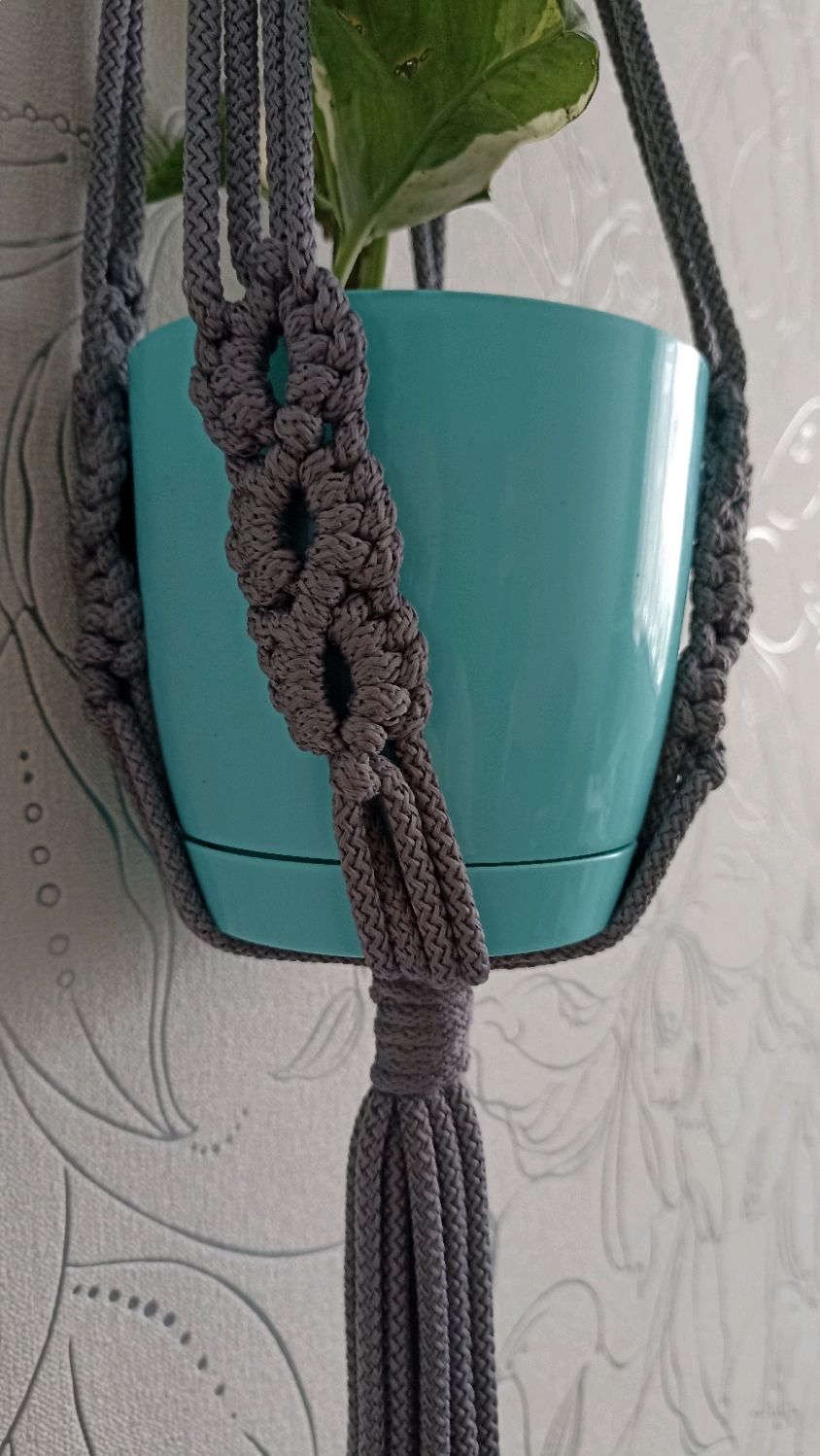 Макраме подвес для цветов в интернет магазине на Ярмарке Мастеров Держатели Уфа доставка по