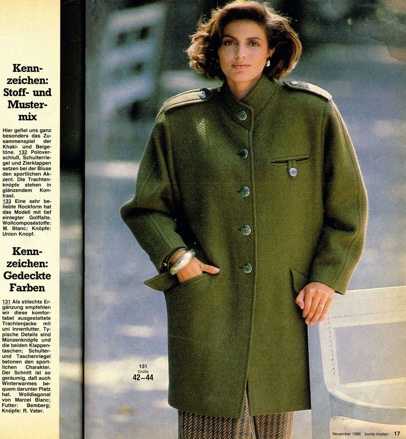 Журнал Burda Moden № 11/1986 купить в интернет-магазине Ярмарка ...