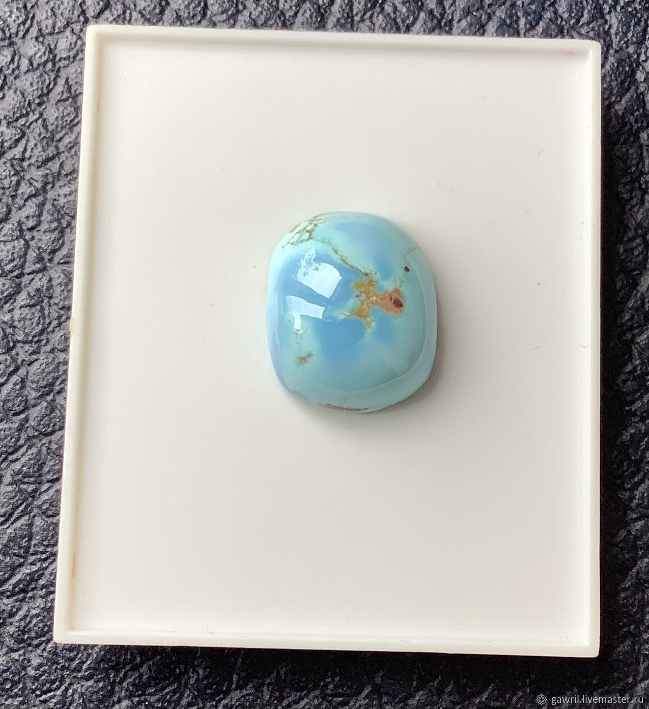 Бирюза кабошон купить в интернет-магазине Ярмарка Мастеров по цене 1300 ...