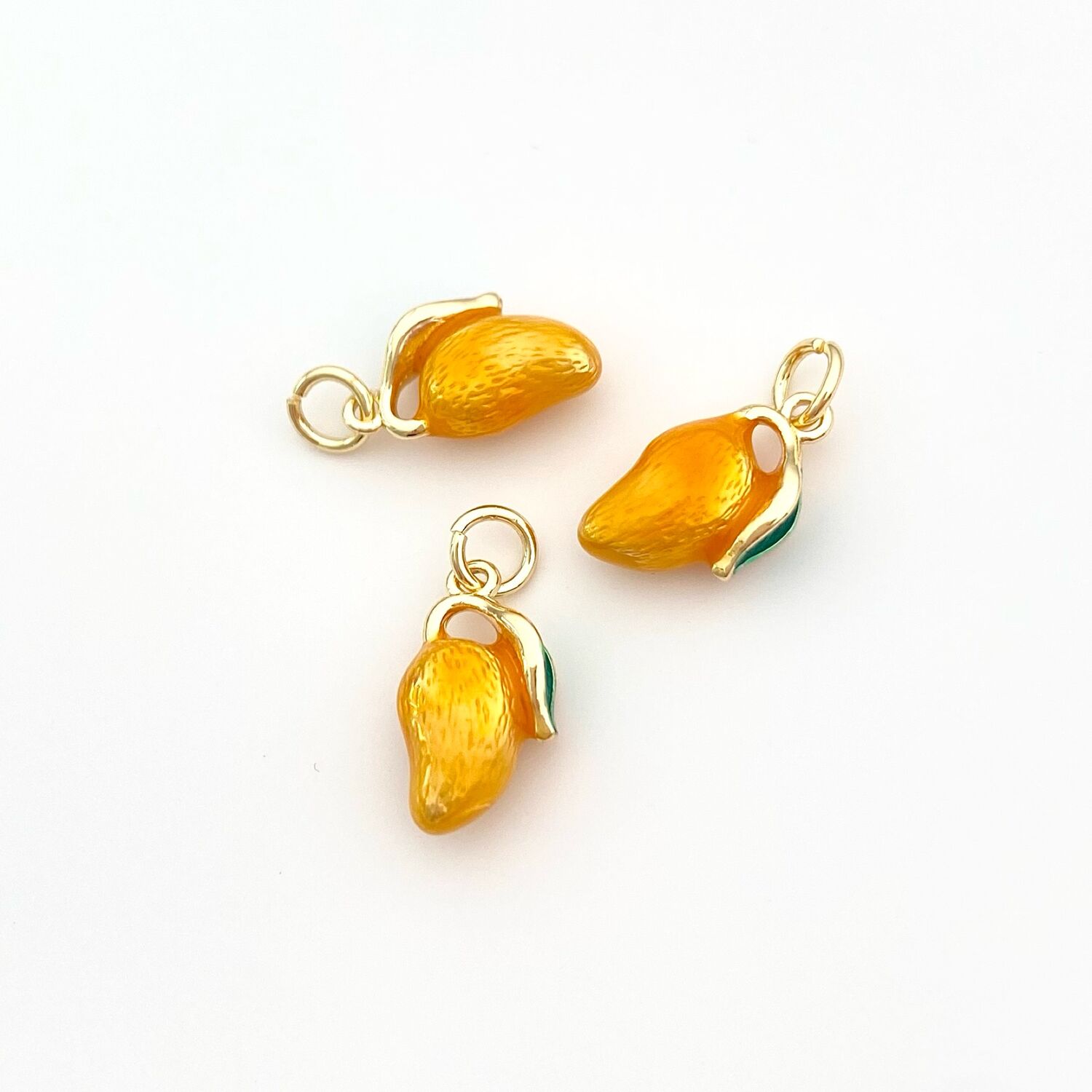 Подвеска «манго», эмаль + позолота купить в интернет-магазине Ярмарка ...