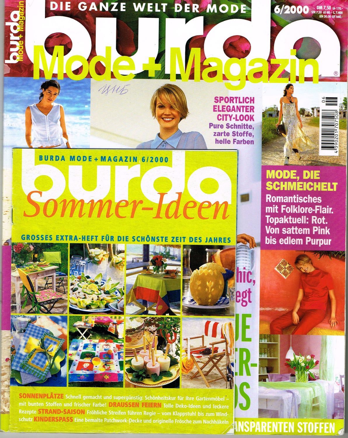 РЕЗЕРВ Burda Moden № 6/2000, ЕВРОПЕЙСКИЙ ВЫПУСК купить в интернет-магазине Ярмарка Мастеров по ...