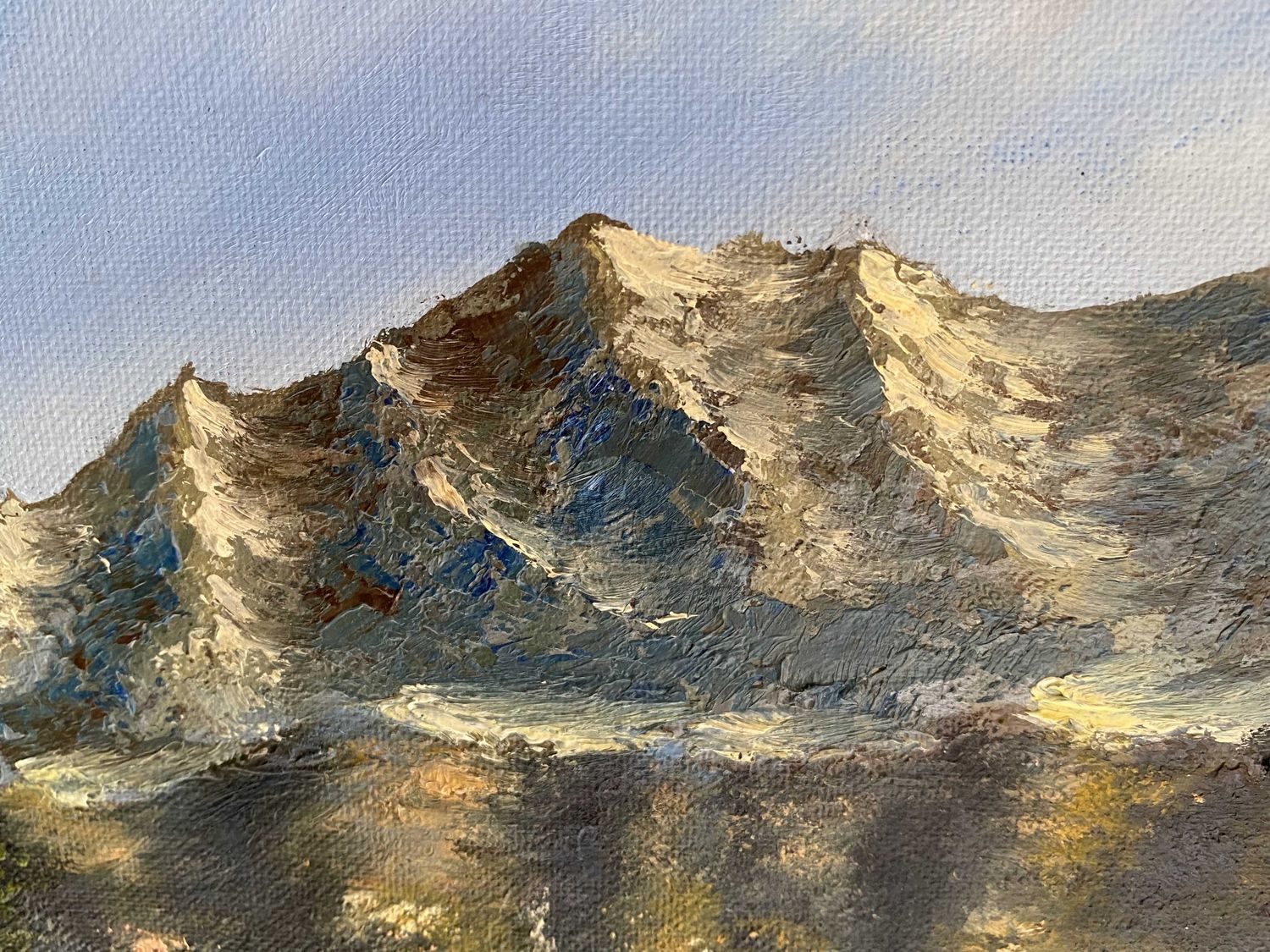 Картина маслом импрессионизм Мое утро в интернет-магазине Ярмарка ...