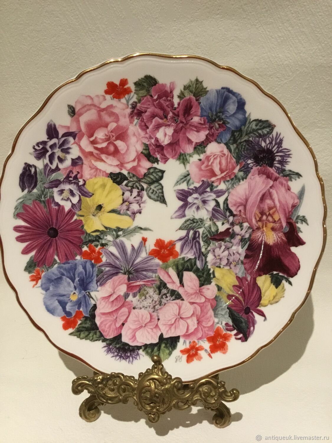 Винтаж: КОЛЛЕКЦИОННАЯ ТАРЕЛКА. ROYAL ALBERT. ФАРФОР. БЕСПЛАТНАЯ ...