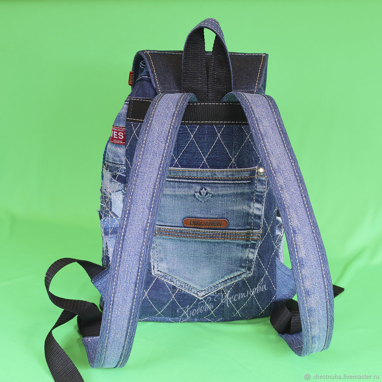 Рюкзак джинсовый Denim_ – купить на Ярмарке Мастеров – IYRVNRU ...