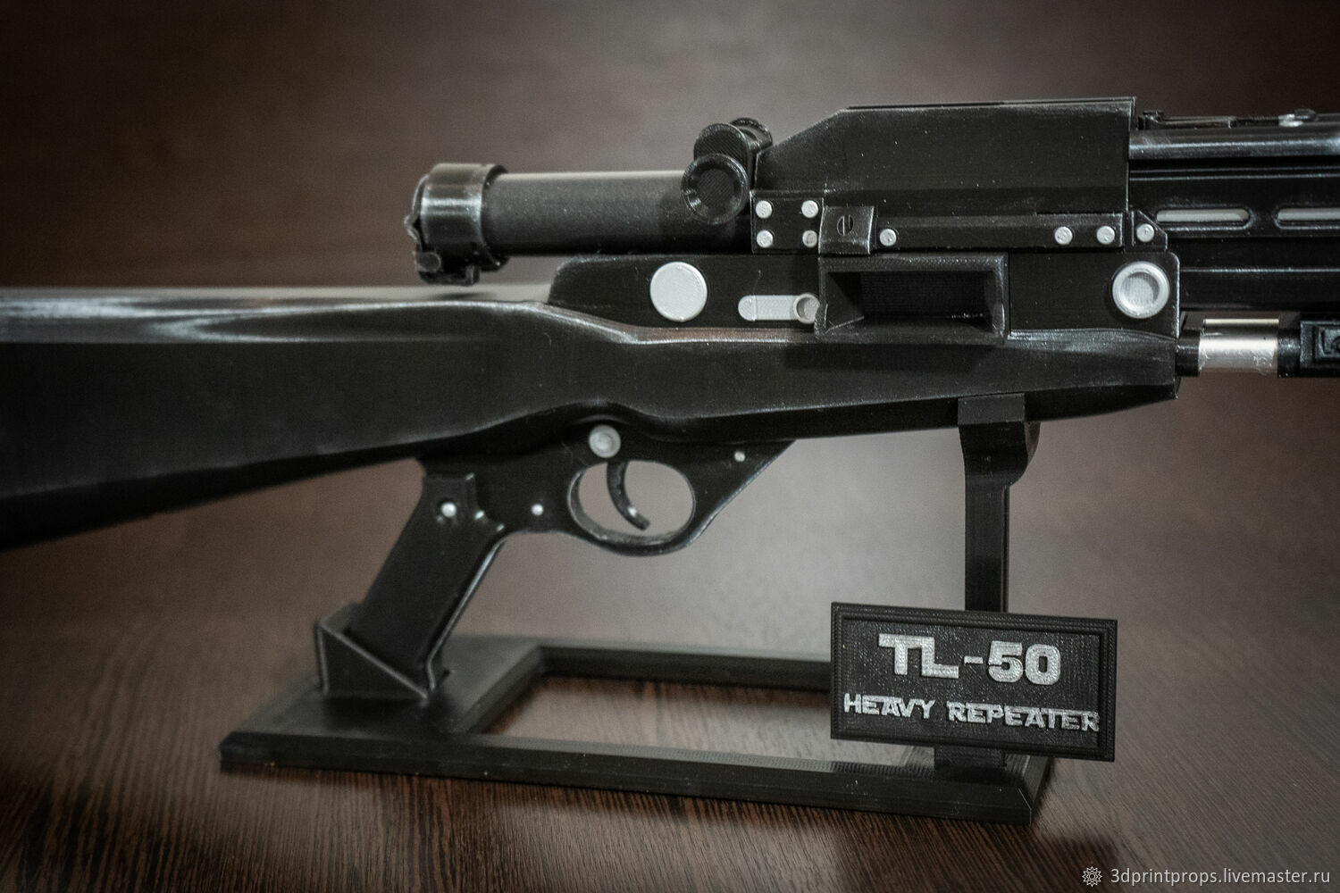 Тяжёлый бластер TL-50 (Heavy Repeater) с подставкой из Star Wars в ...