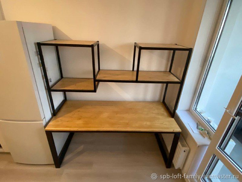 Компьютерный стол со стеллажом в интернет-магазине Ярмарка Мастеров по ...