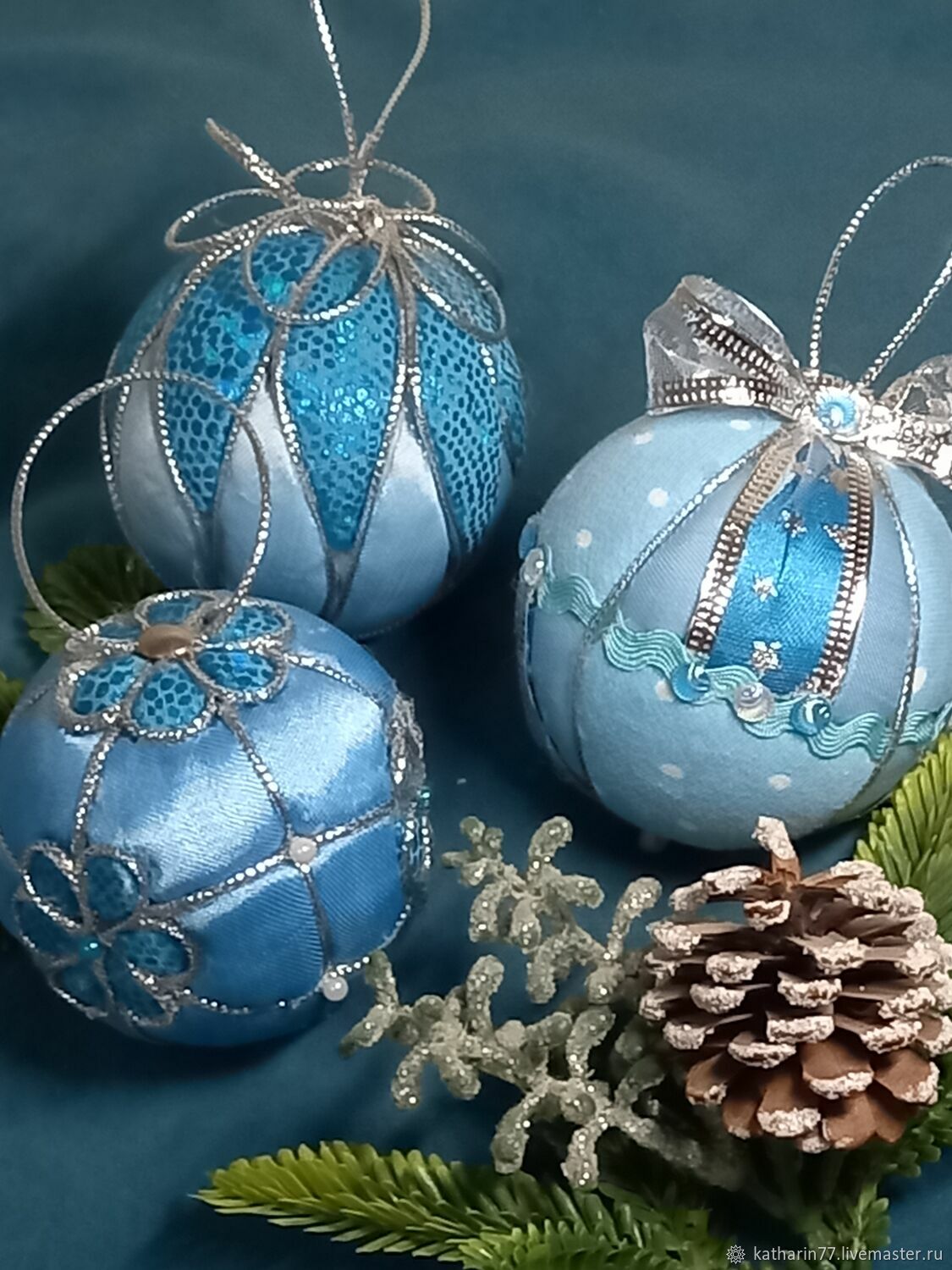 Ёлочные новогодние шары на заказ в интернет-магазине Ярмарка Мастеров ...
