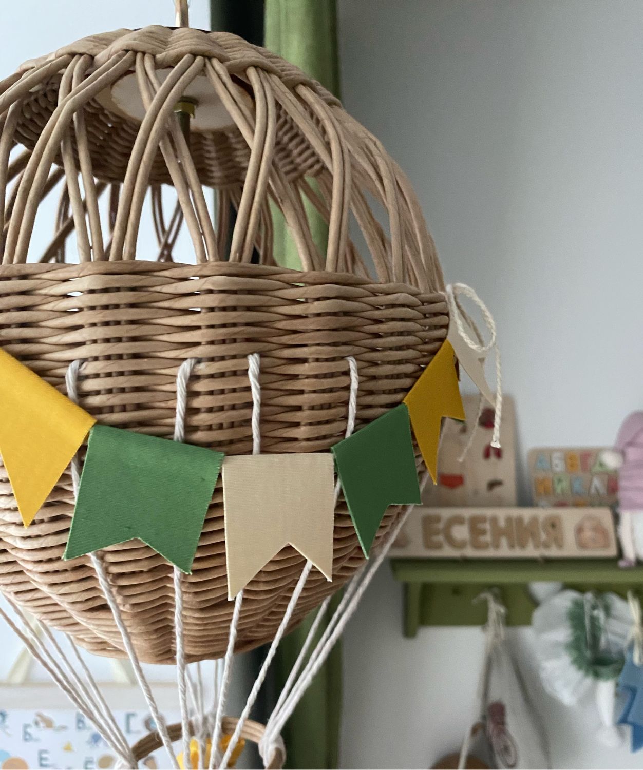 Подвесной светильник воздушный шар из бумажной лозы в интернет-магазине ...