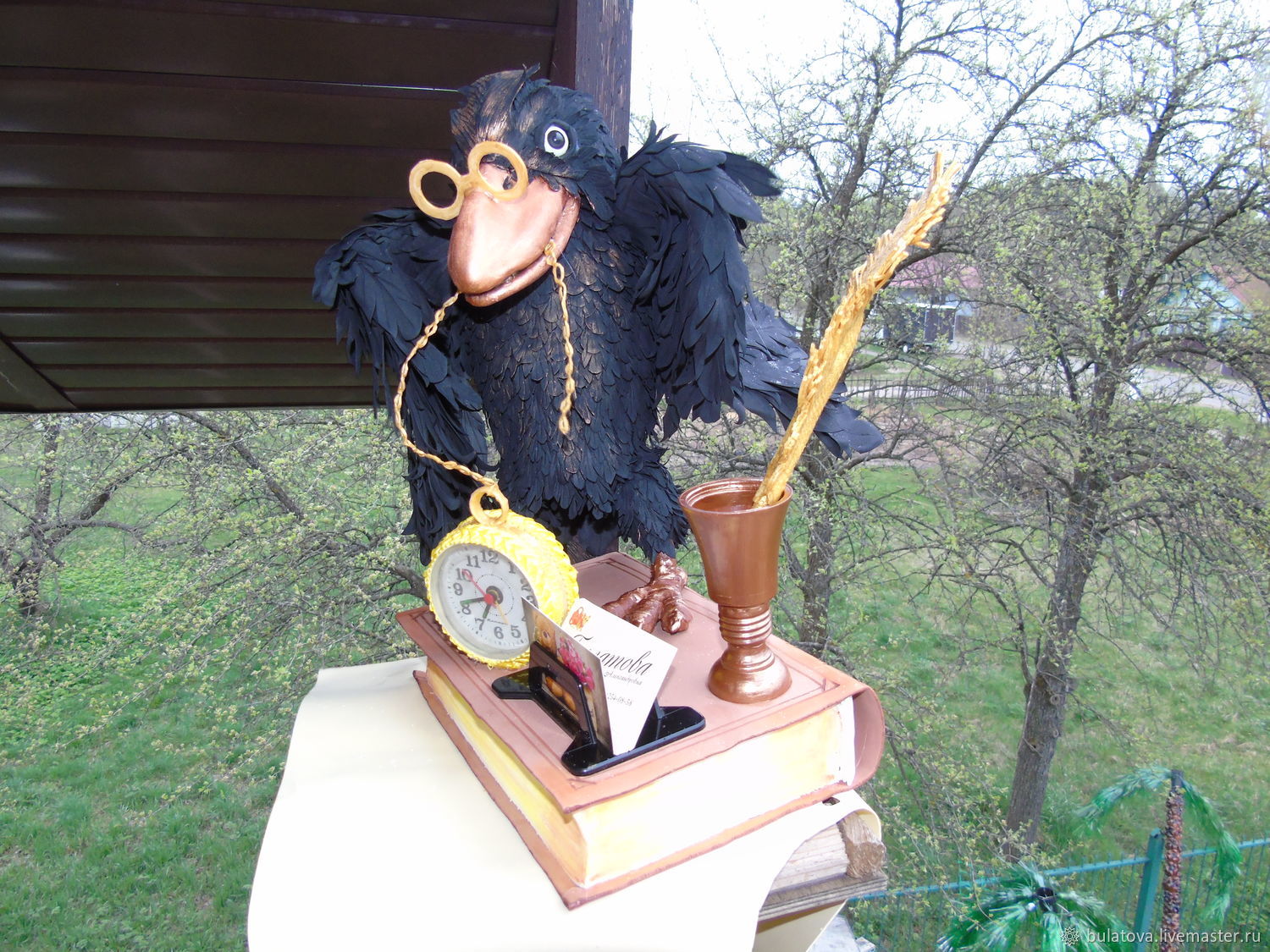 "Мудрый ворон" (фом-арт) на заказ в интернет-магазине Ярмарка Мастеров ...