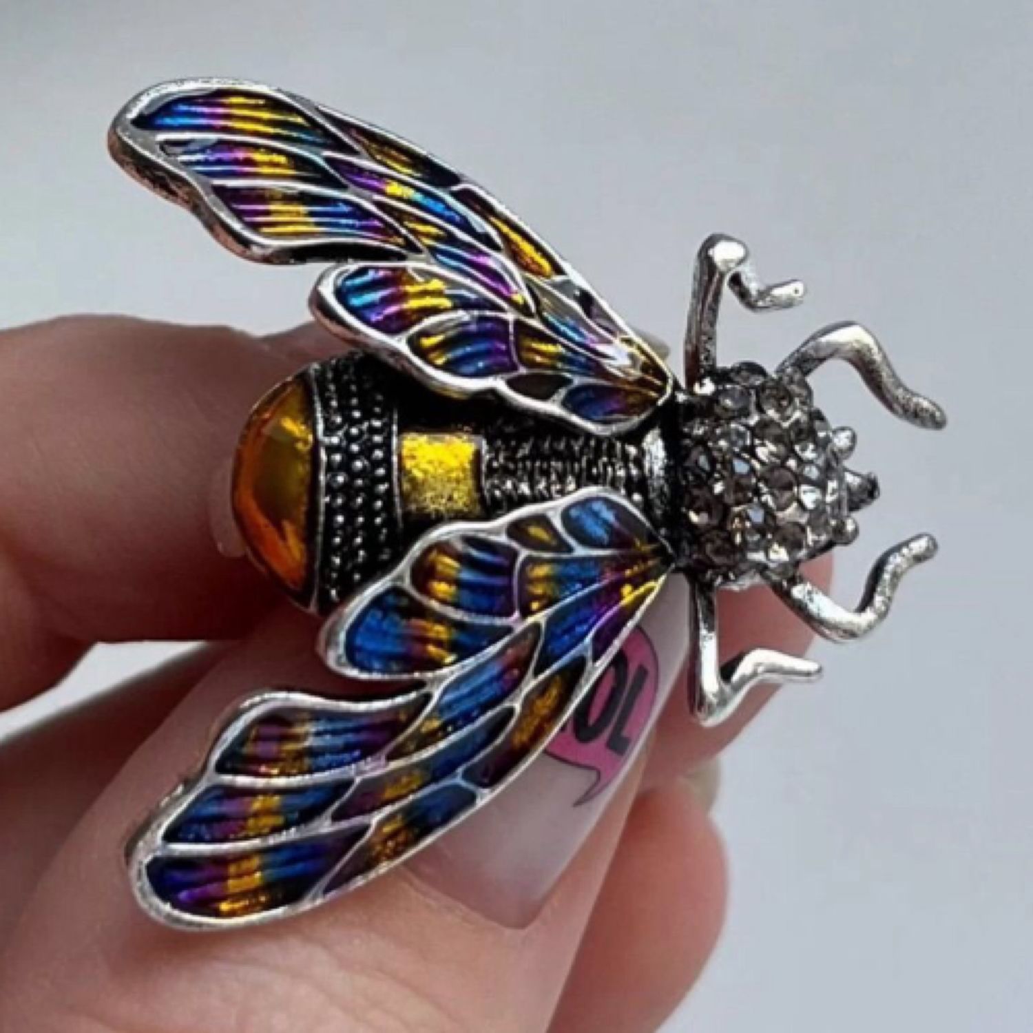 Винтаж: Брошь муха, брошь оса пчела купить в интернет-магазине Ярмарка ...