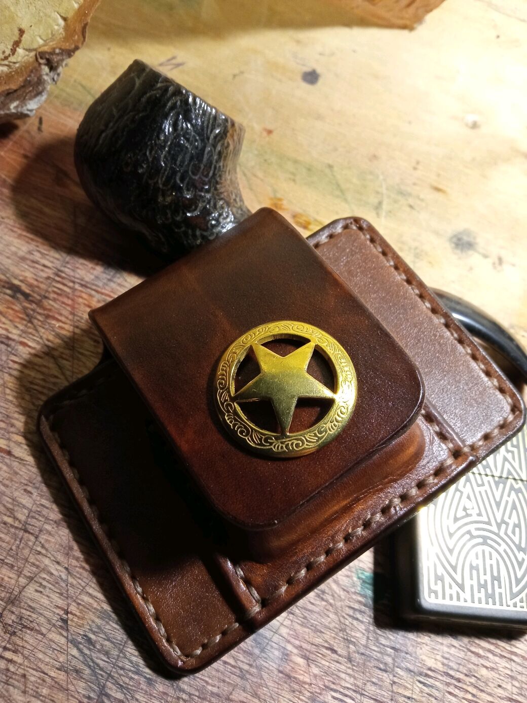Чехол для зажигалки Zippo в интернет-магазине Ярмарка Мастеров по цене ...