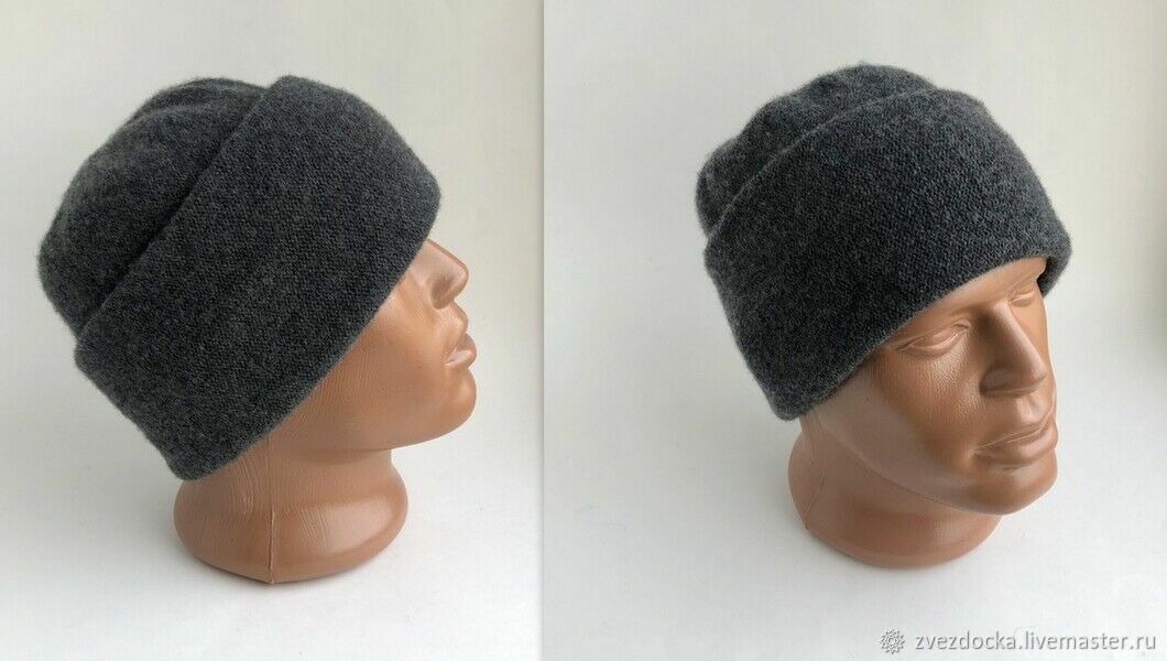 Шапка бини мужская "Soft winter" меринос на заказ в интернет-магазине ...