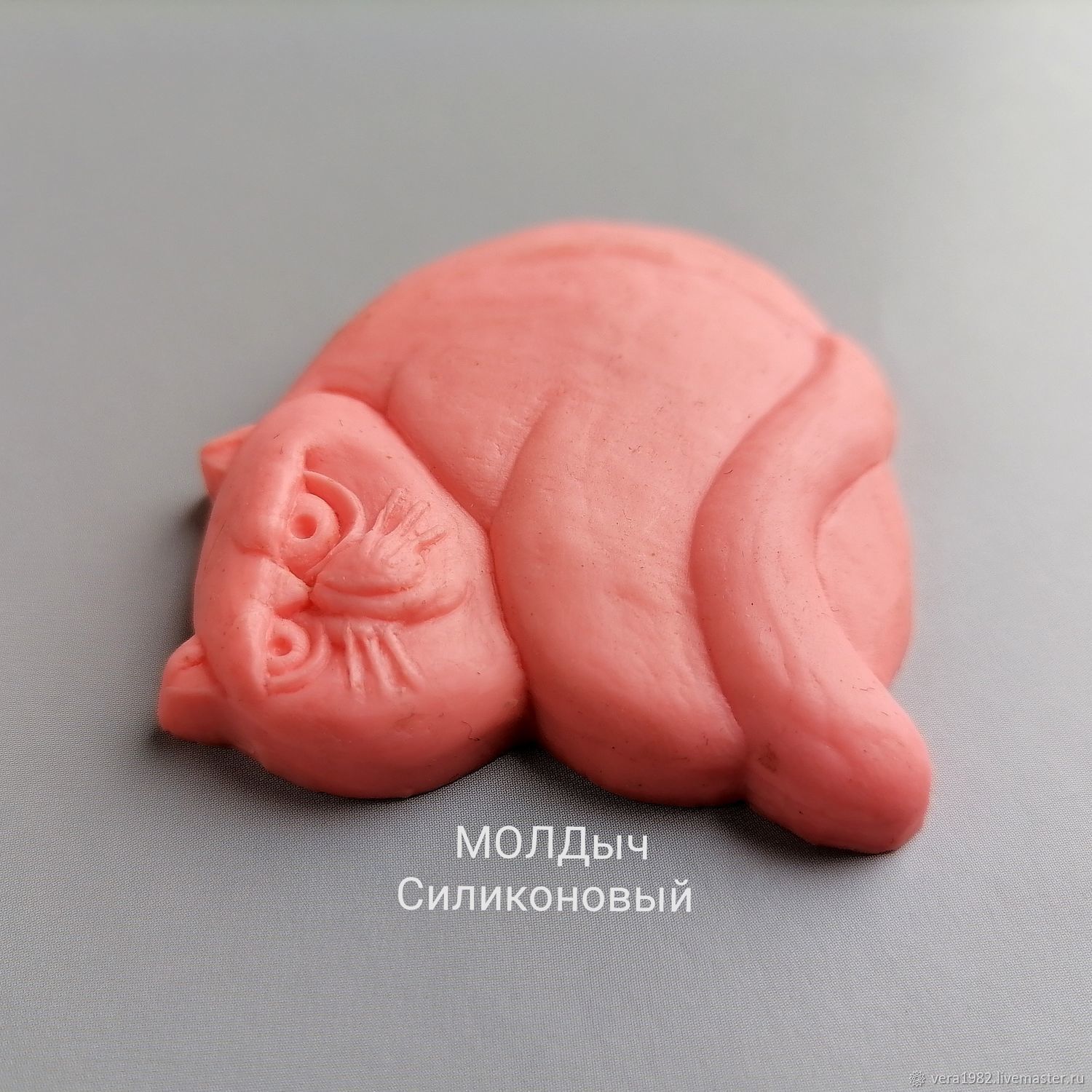 Силиконовая форма толстый кот. Силиконовый молд купить в интернет ...