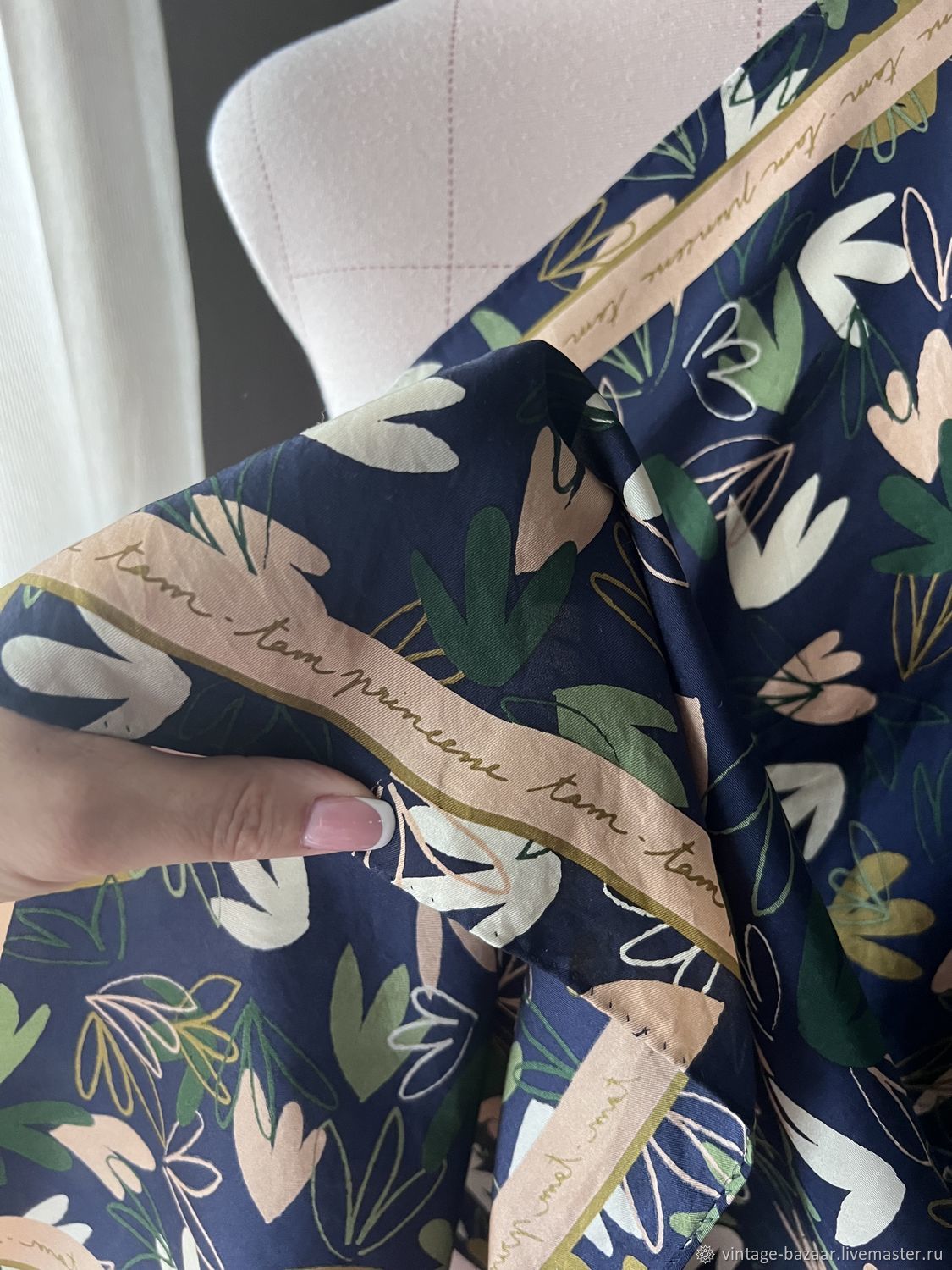 Винтаж: Шёлковый платок подписной. Твил. Princesses Tam Tam в интернет ...