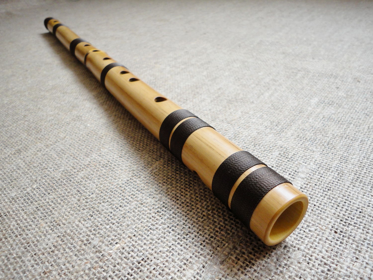 Поперечная флейта из бамбука (бансури) Ре (D) мажор – заказать на ...