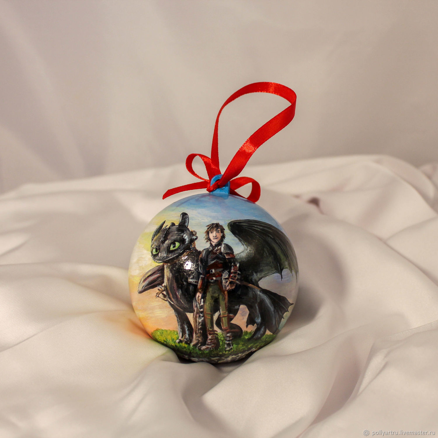 Новогодний елочный шар Беззубик в интернет-магазине Ярмарка Мастеров по ...