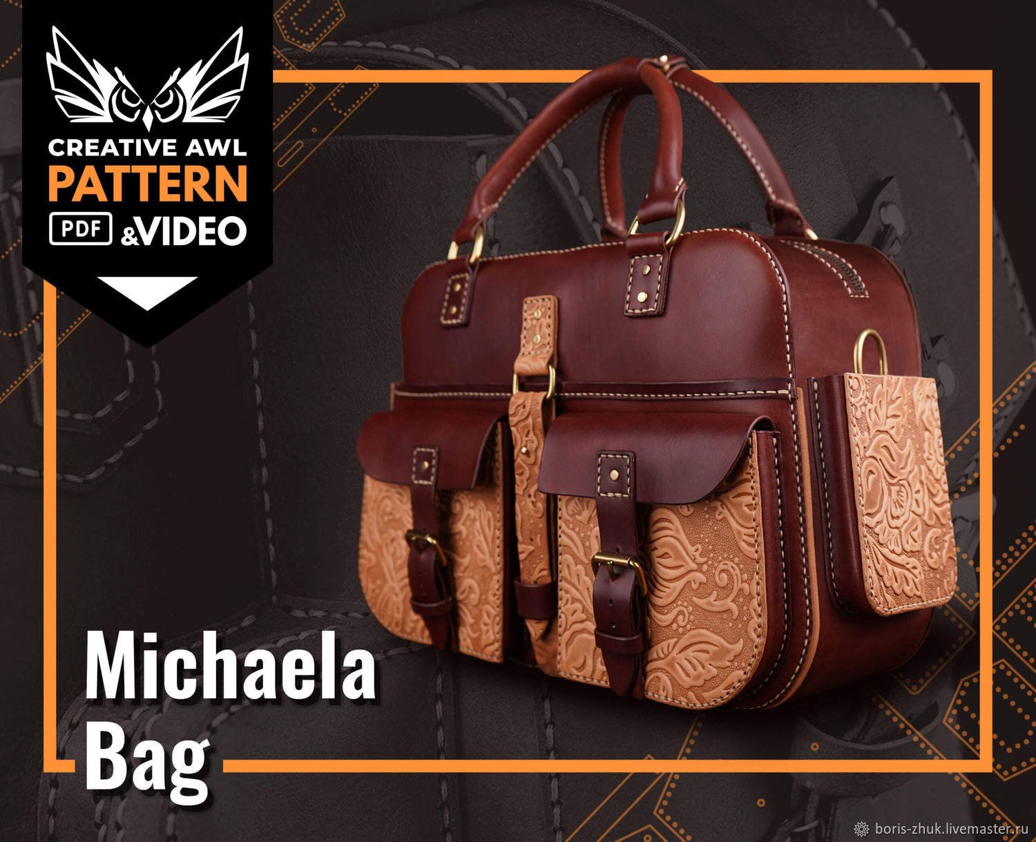 Выкройка: Сумка "Michaela" в двух размерах [выкройка PDF] в интернет ...
