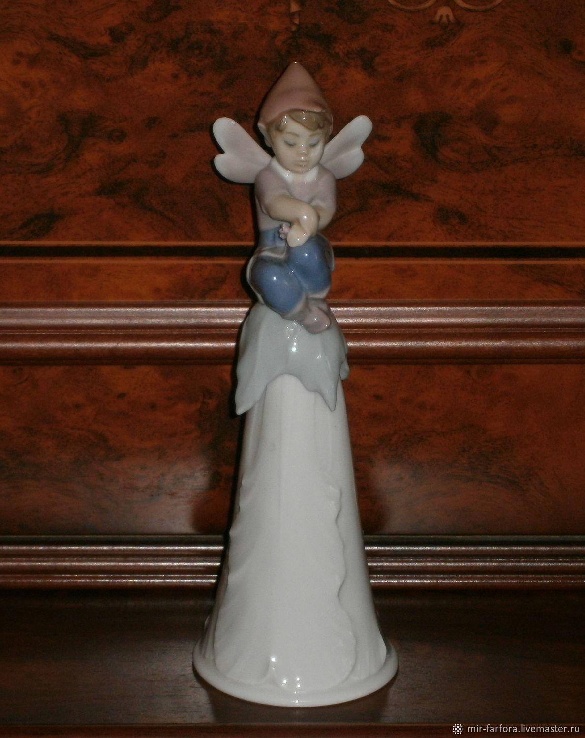 Винтаж: Коллекционный фарфоровый колокольчик Мальчик-Эльф Lladro ...