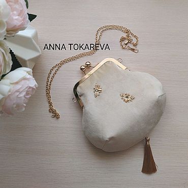 Сумка с фермуаром - купить в интернет-магазине Ярмарка Мастеров | Сумка ...