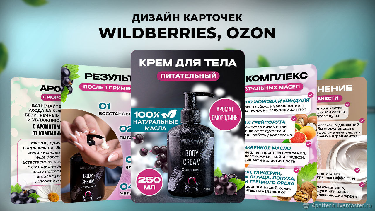 Карточки товаров Ozon, Wildberries, инфографика Озон, Вайлдберриз в интернет-магазине Ярмарка ...