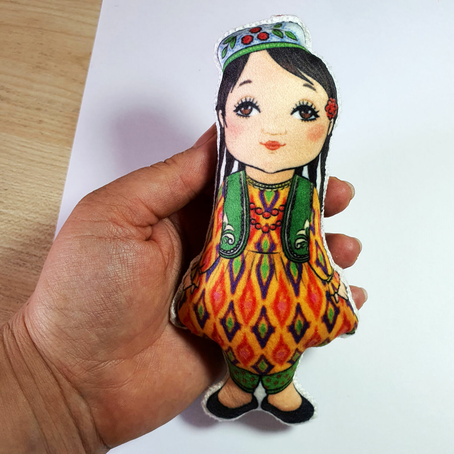 Кукла в узбекском народном костюме купить в интернет-магазине Ярмарка ...