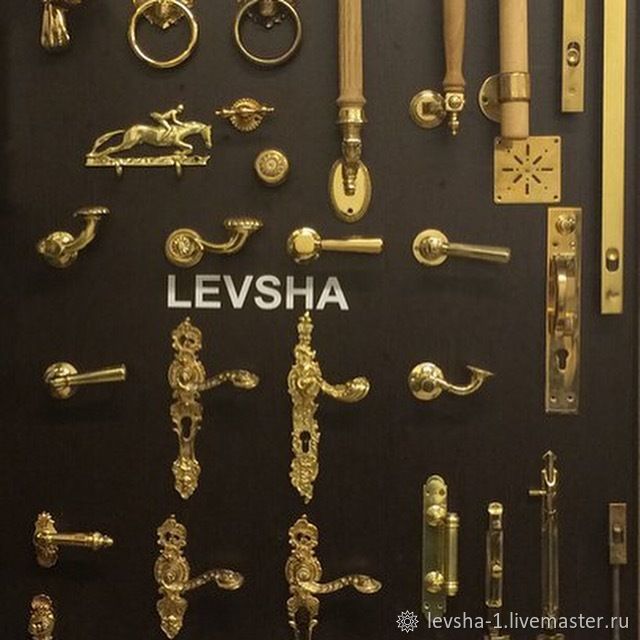 Дверные ручки латунные ЛЕВША в интернет-магазине на Ярмарке Мастеров ...