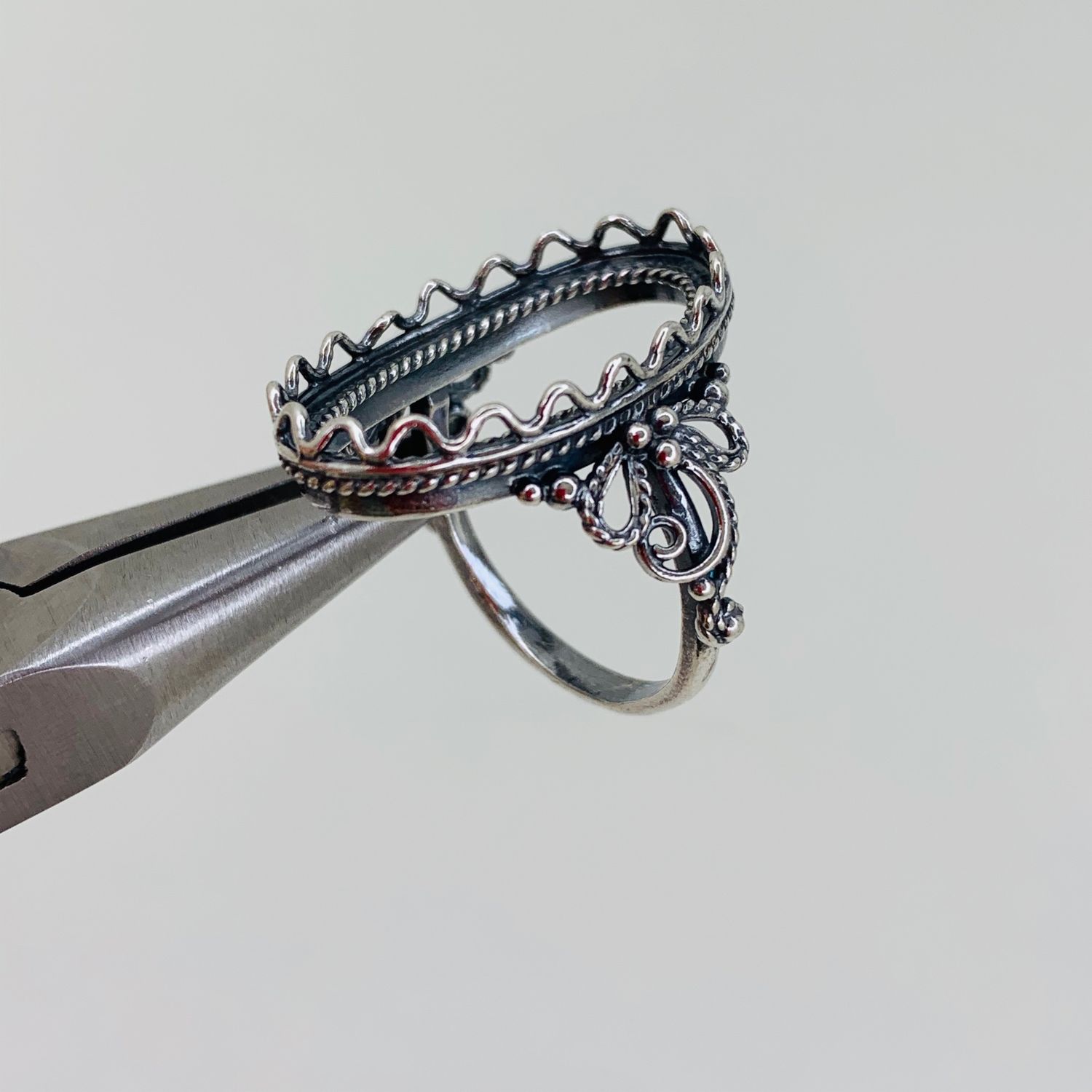 20722 15*22 Фурнитура для бижутерии. Основа для кольца и серёг купить в ...