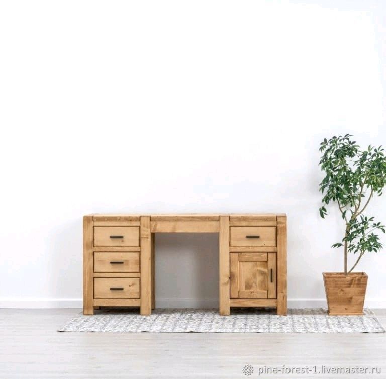 Письменный стол из массива дерева в интернет-магазине на Ярмарке ...