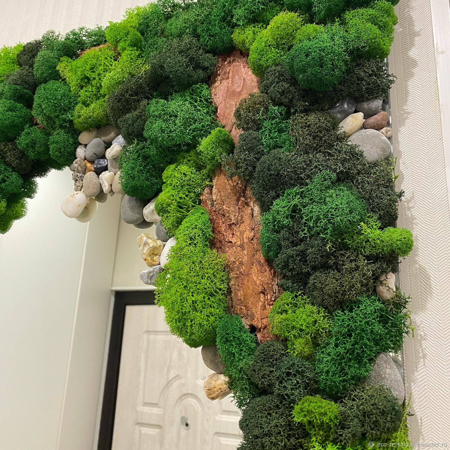 Зеркало с мхом «Forest» (вертикаль) в интернет-магазине на Ярмарке ...