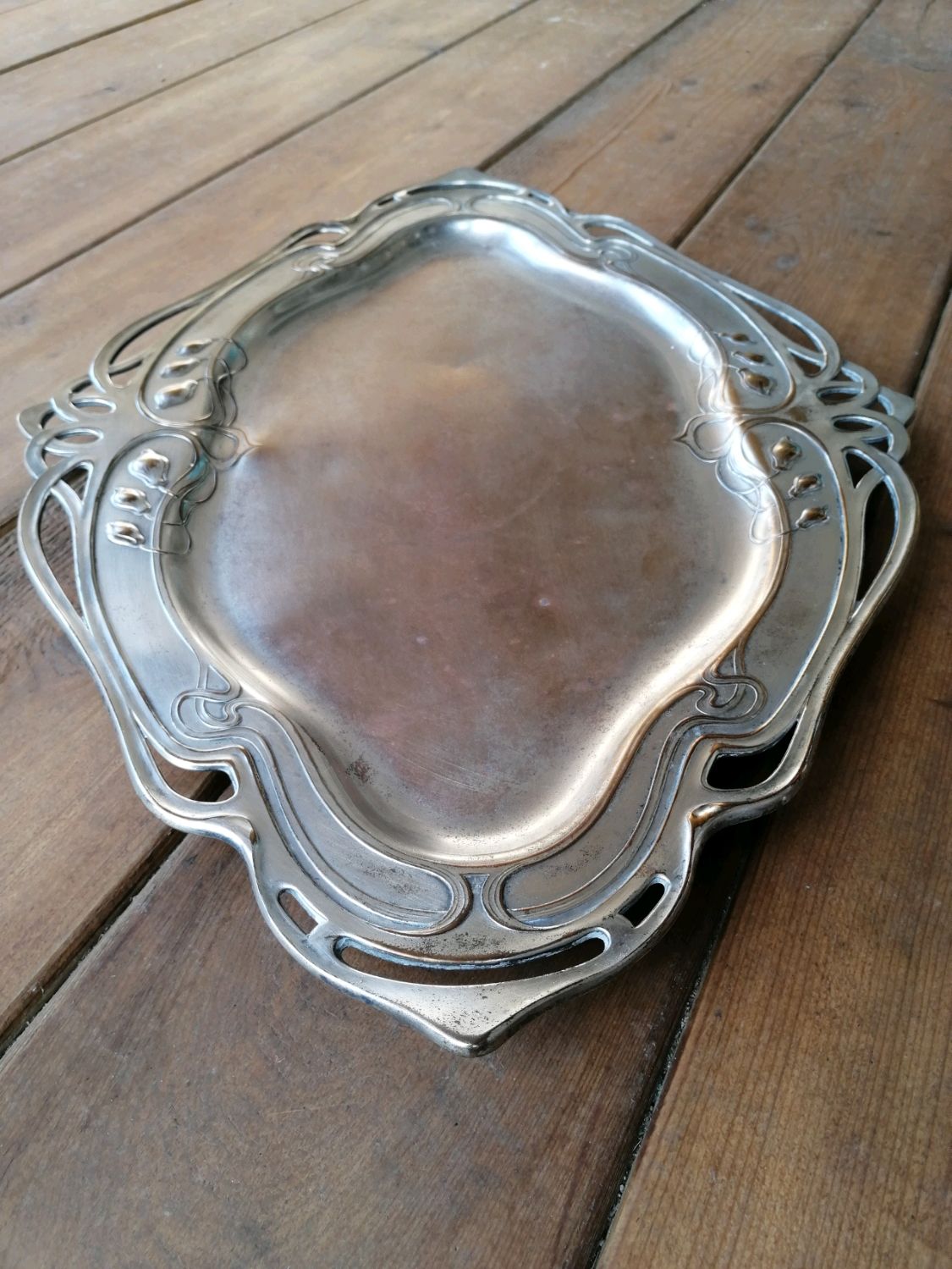 Винтаж: Антикварный поднос plewkiewicz купить в интернет-магазине Ярмарка Мастеров по цене 21000 ...