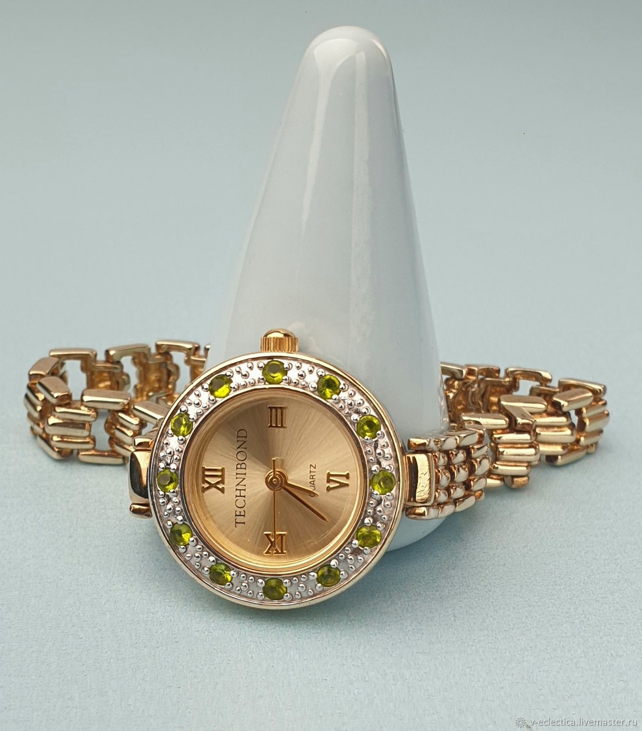 Винтаж: РЕЗЕРВ! Часы TECHNIBOND, серебро с позолотой, оригинал в ...