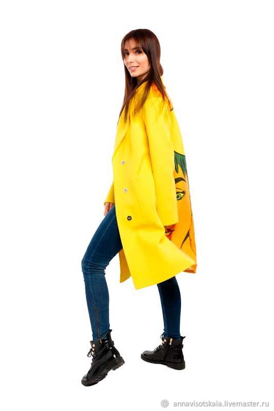 Пальто поп арт - Flashdress.ru