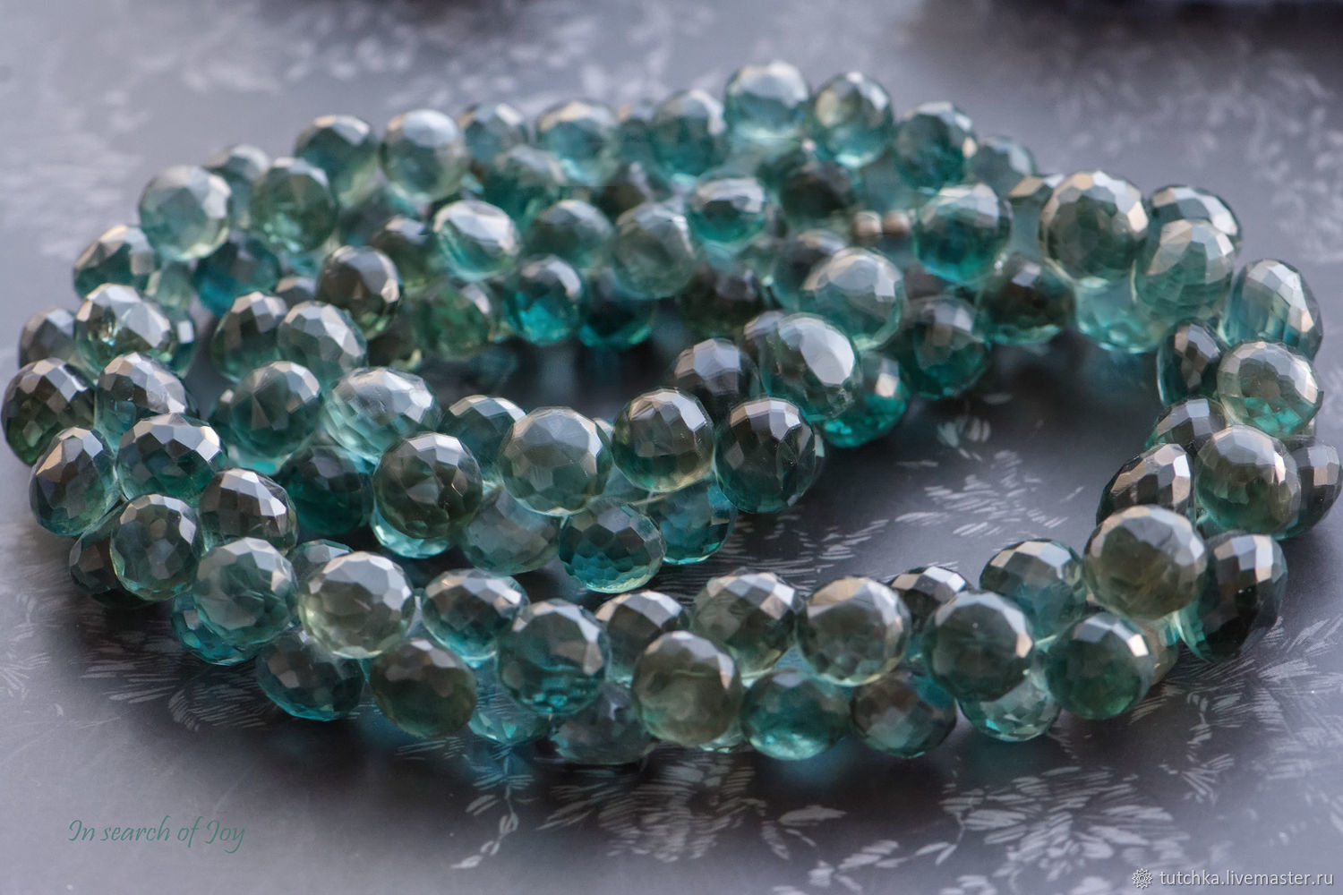 Зеленый топаз граненй лук 8-12мм купить в интернет-магазине Ярмарка ...