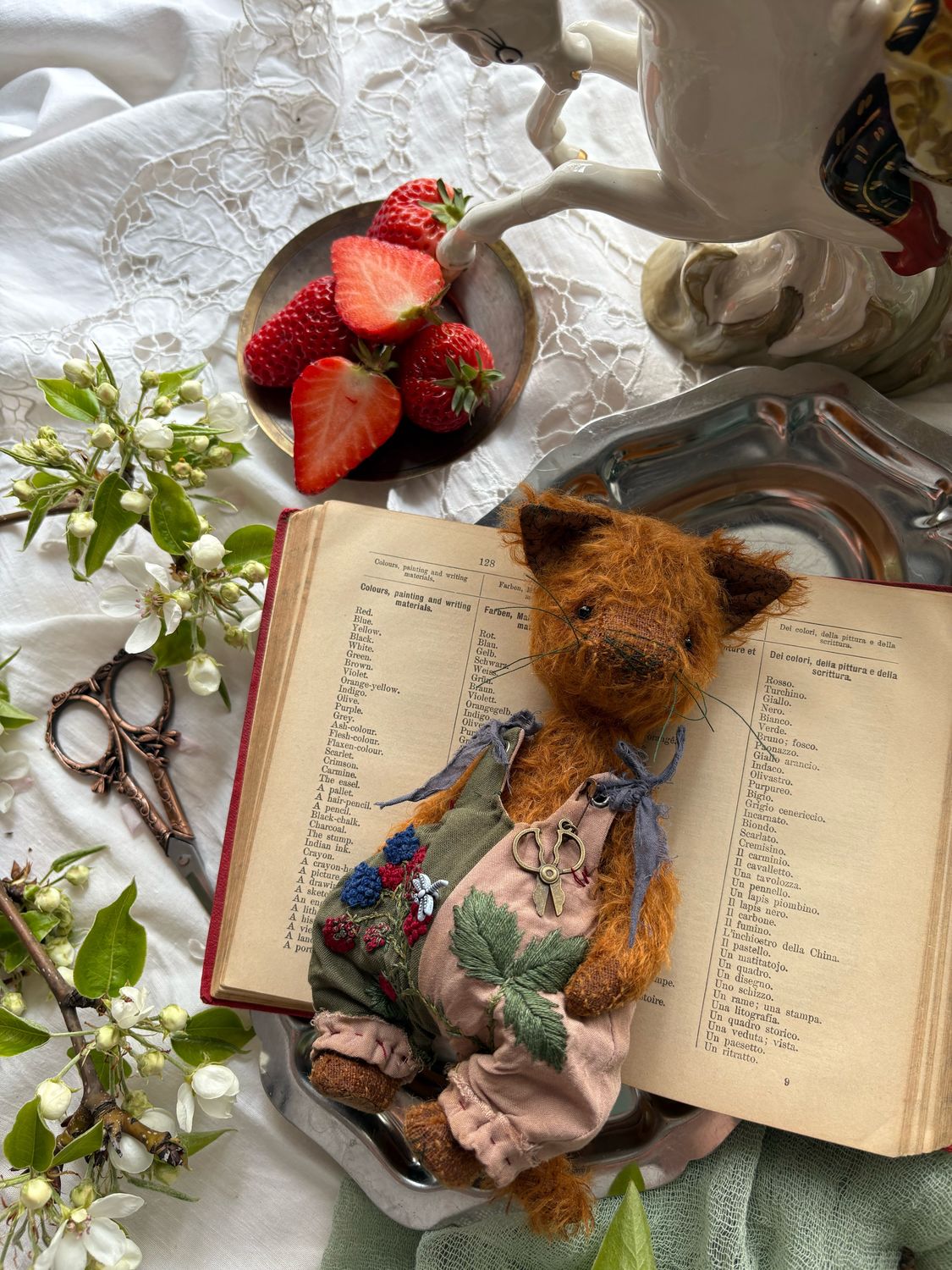 Тедди котик Berry – заказать на Ярмарке Мастеров – WQTY4RU | Мишки ...