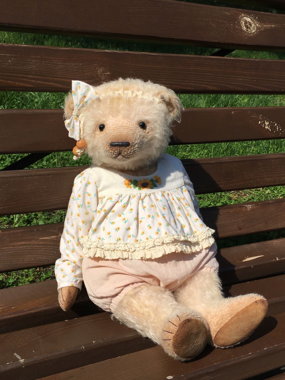Большой медведь тедди, мишка Тедди ручной работы, 45см, big teddy bear ...