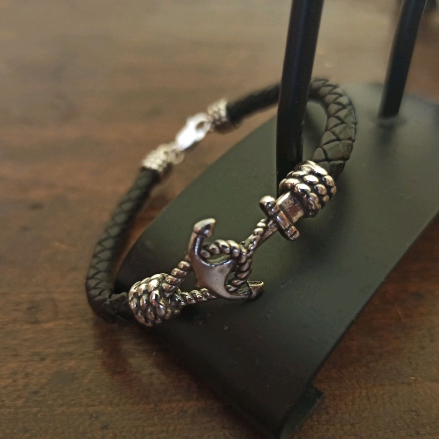 Браслет мужской и женский Якорь. Браслет унисекс. Серебро 925 проба. в ...