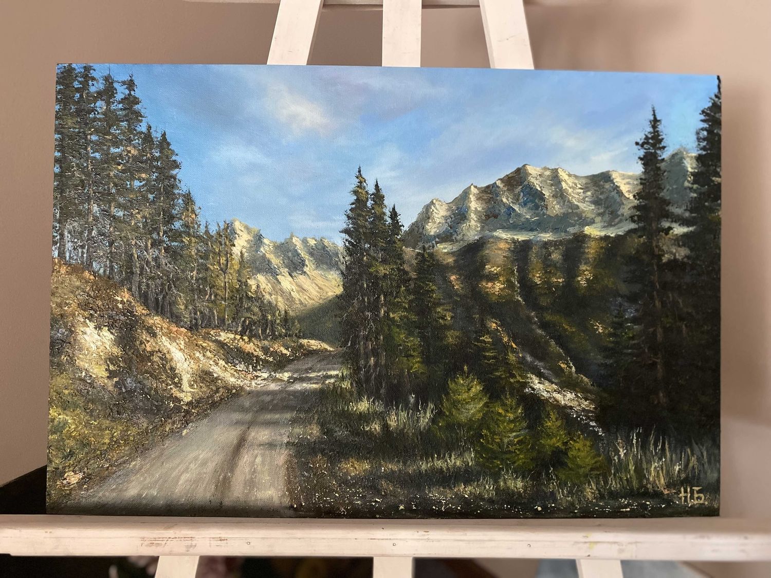 Картина маслом импрессионизм Мое утро в интернет-магазине Ярмарка ...